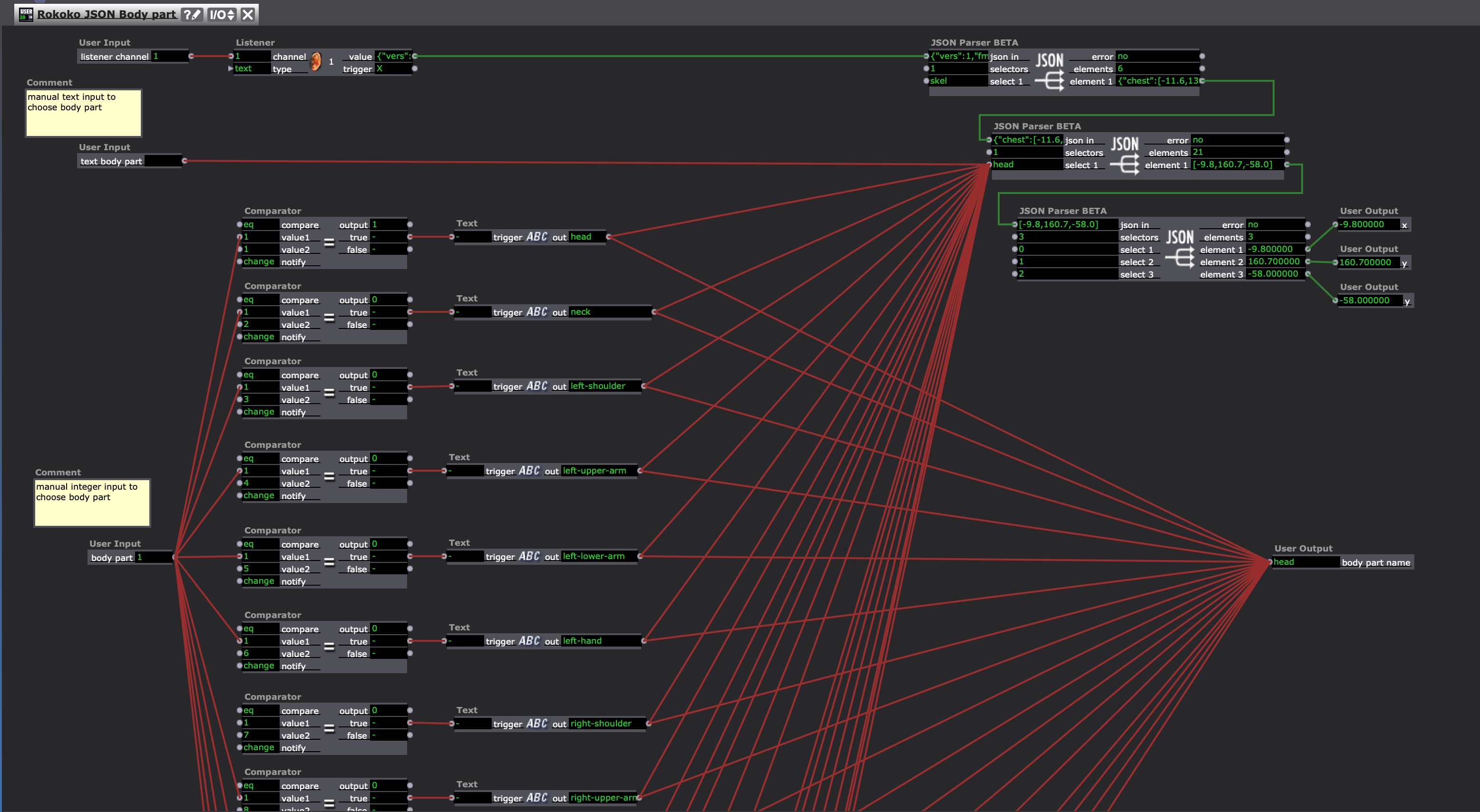 [LOGGED] Predefined text list as user actor input | TroikaTronix Forum